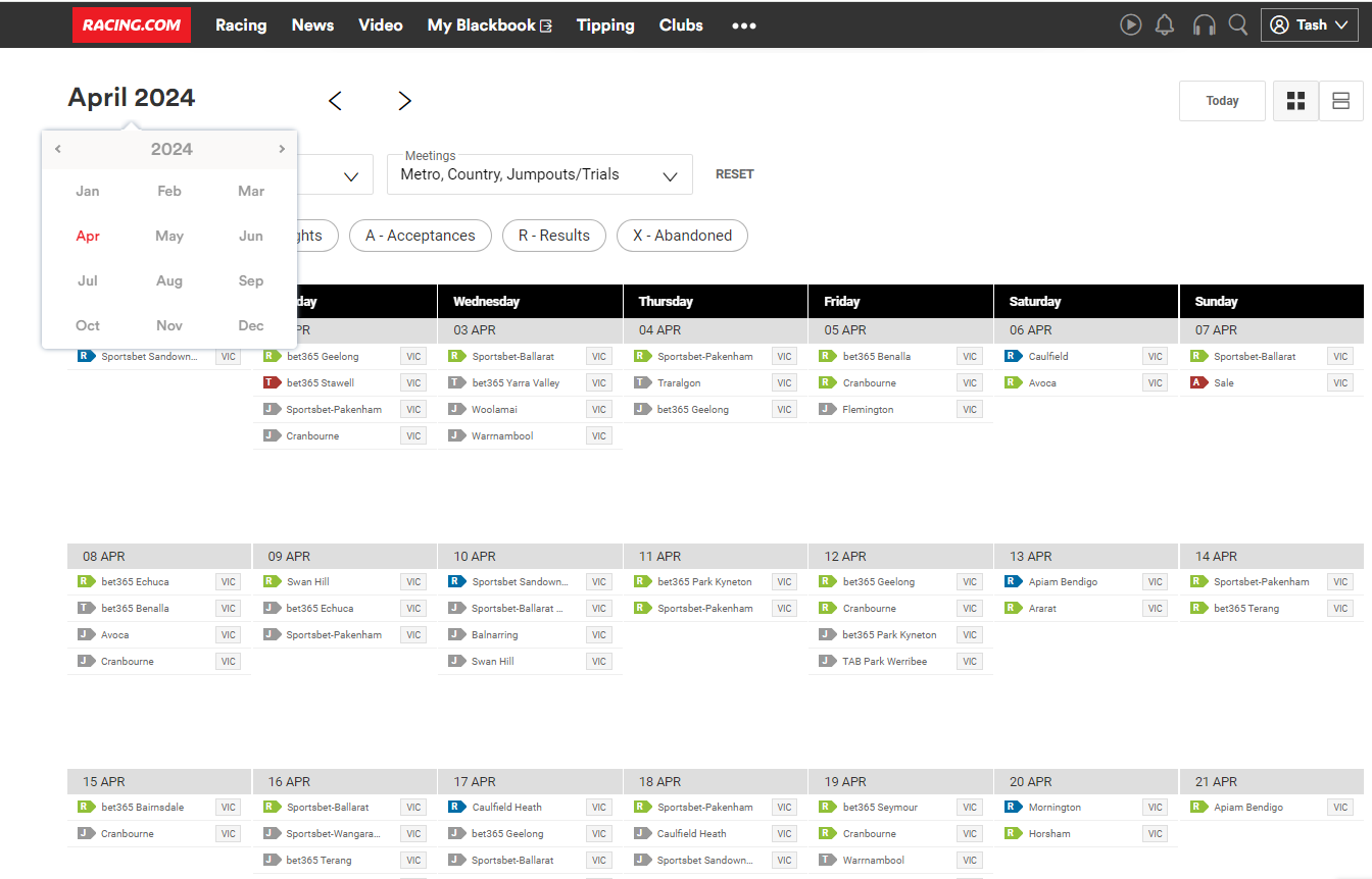 How do I access past race replays or results? – Racing.com Support Center