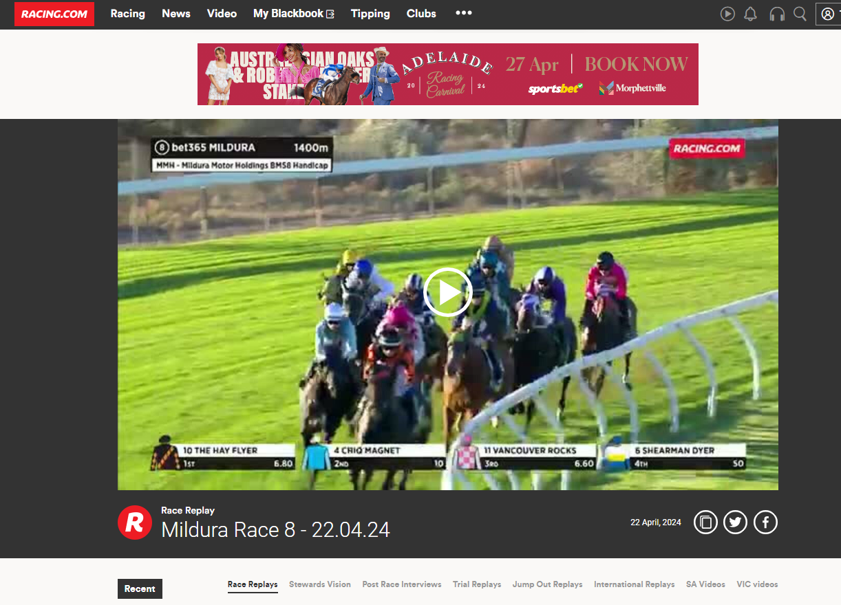 How do I view race replays? – Racing.com Support Center